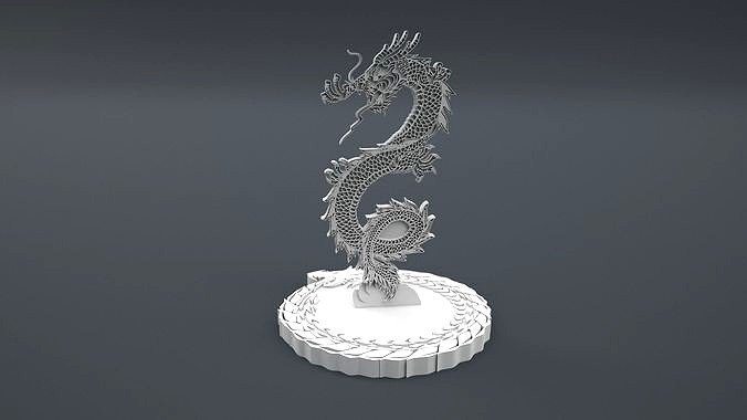 Dragon Table Figurine 3D Print | 3D model