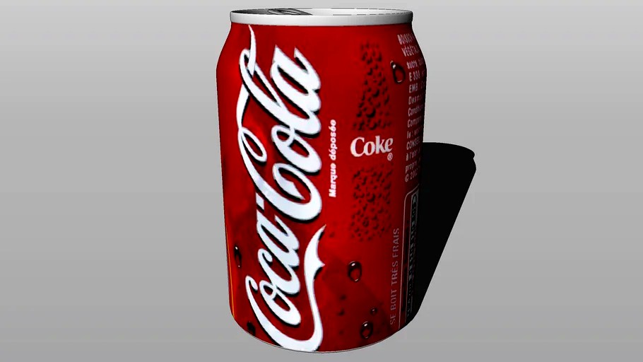 LATA DE REFRESCO COCA COLA 12 3d model LATA DE REFRESCO COCA COLA 12 3d model