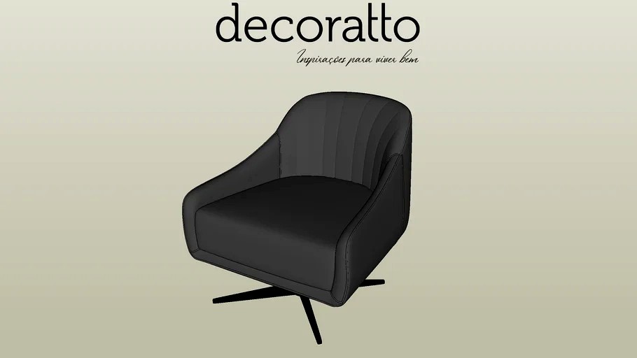 POLTRONA DECORATO C014 FELICITA NATUZZI 3d model