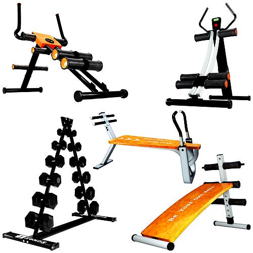 Gym equipment 02 3d model