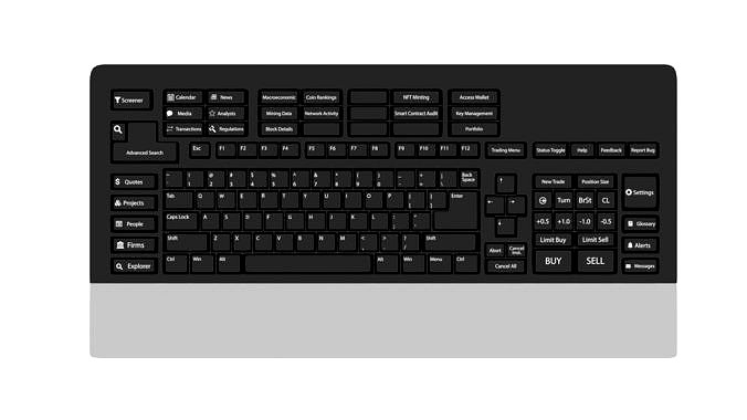 Realistic Functional Keyboard model 3d
