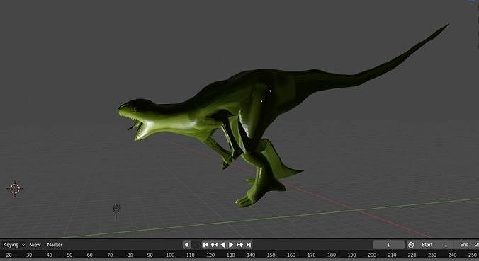 Dinosaur game model 3d
