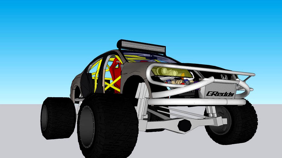 ACCORD REDNECK EDITION 2JZ 3d model