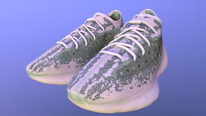 ADIDAS YEEZY 380 ALIEN SHOES PBR 3d model