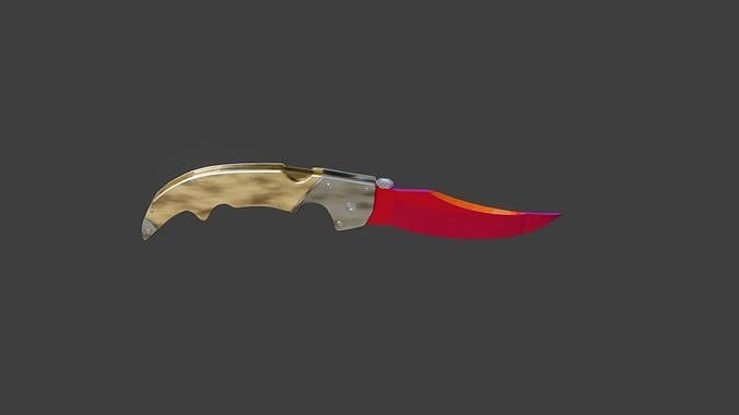 Falchion cs go 3d model