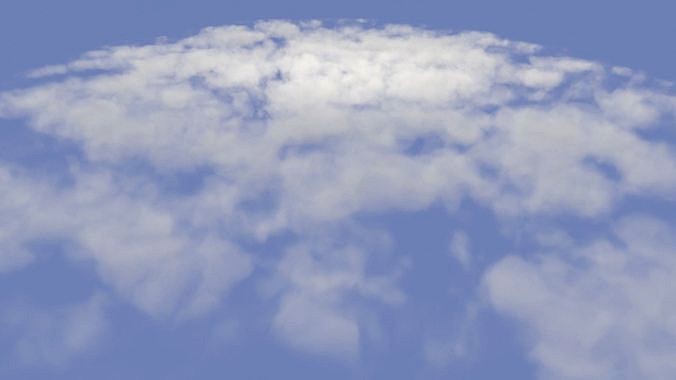 Realistic cloud 3d model