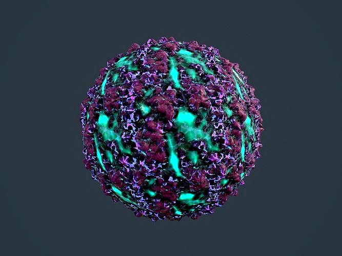 Hazardous Toxic Radioactive Seamless PBR Texture 3 3d model