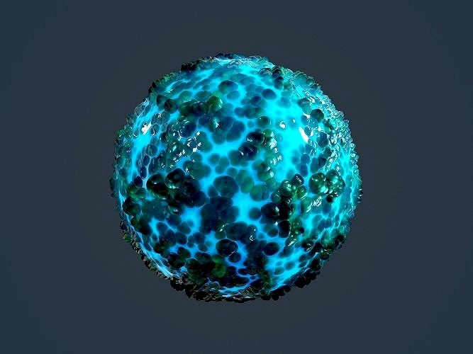 Hazardous Toxic Radioactive Seamless PBR Texture 1 3d model