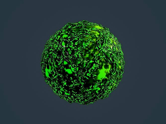 Hazardous Toxic Radioactive Seamless PBR Texture 0 3d model