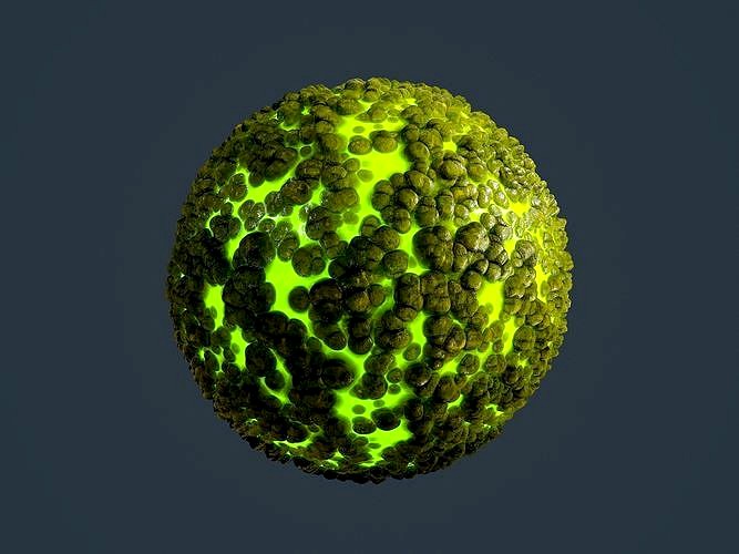 Hazardous Toxic Radioactive Seamless PBR Texture 0 3d model