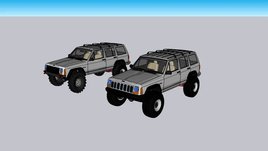 Jeep Cherokee XJ 3d model