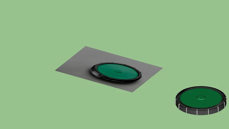 WASTEWATER TREATMENT DISC DIFFUSER 3d model