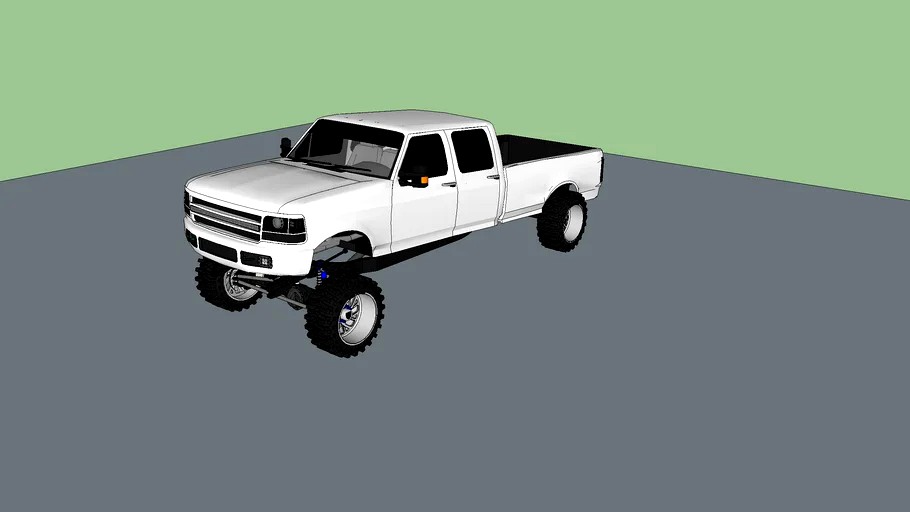 1st gen dodge ram cummins 3d model