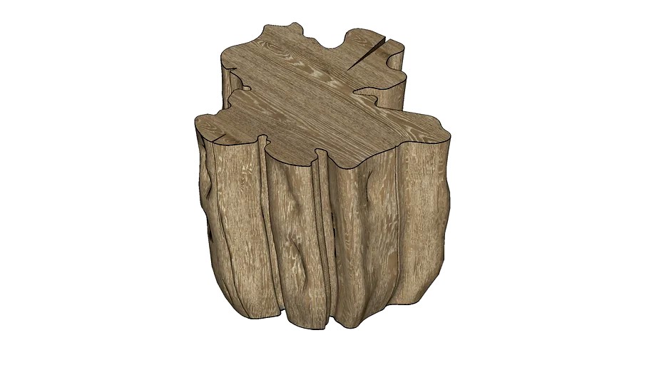 Mesa Tronco 3d model