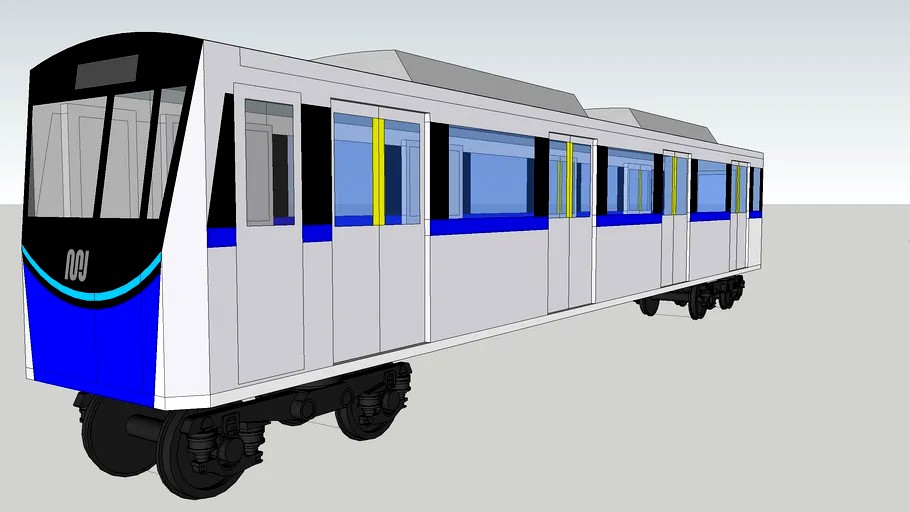 Lokomotif MRT Jakarta 3d model