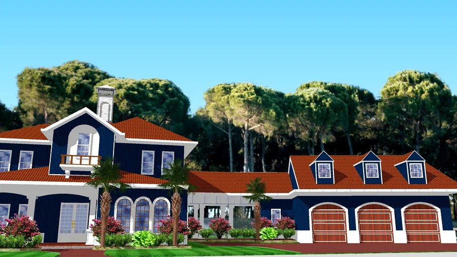 New 2021 Estate Designed by Alex Keegan 3d model