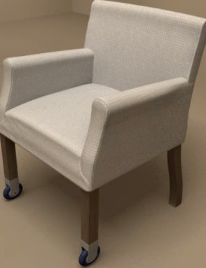 Pausa armchair by Flexform 3D Model