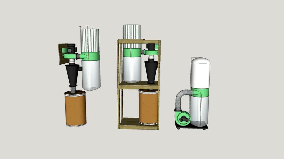 hf dust collector 3d model