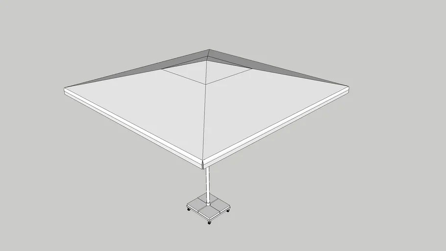 Parasol Awning System 3d model
