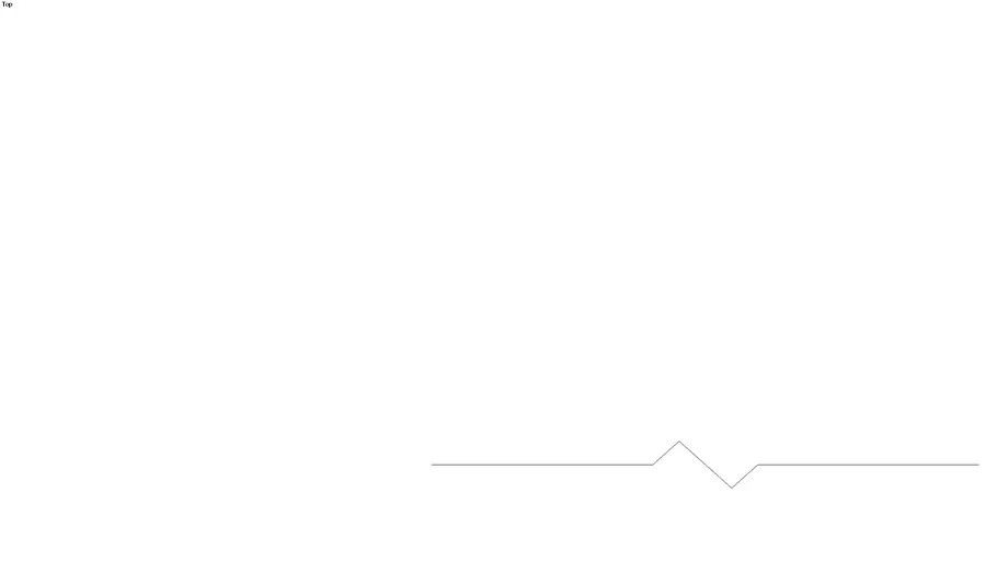 Architecture Break line symbol 3d model