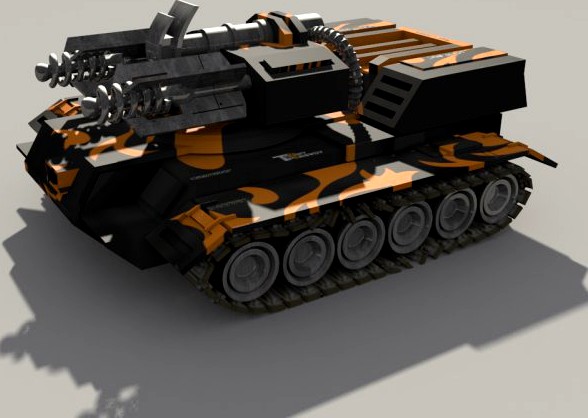 Tesla Tank 3D Model