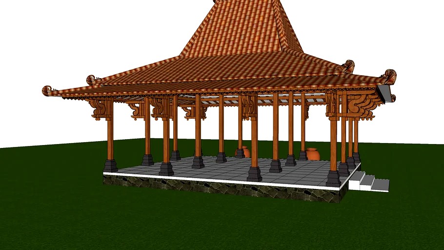 PENDOPO JOGLO 3d model