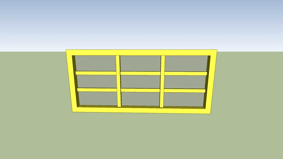 Muller house 198*88 3 windows 3d model