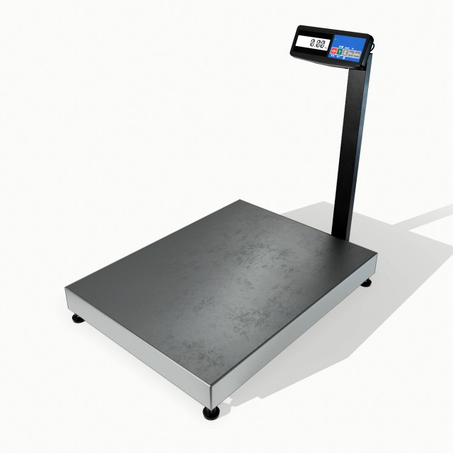 floor scales 3d model