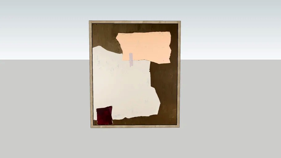 HK Living schilderij 3d model