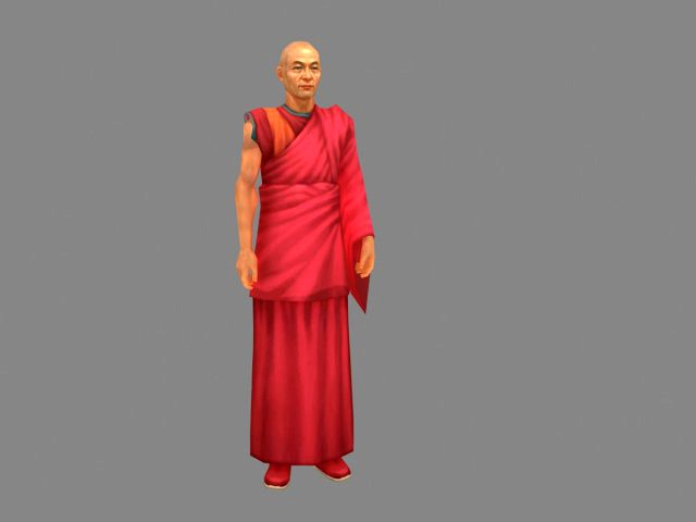 monk 3d model