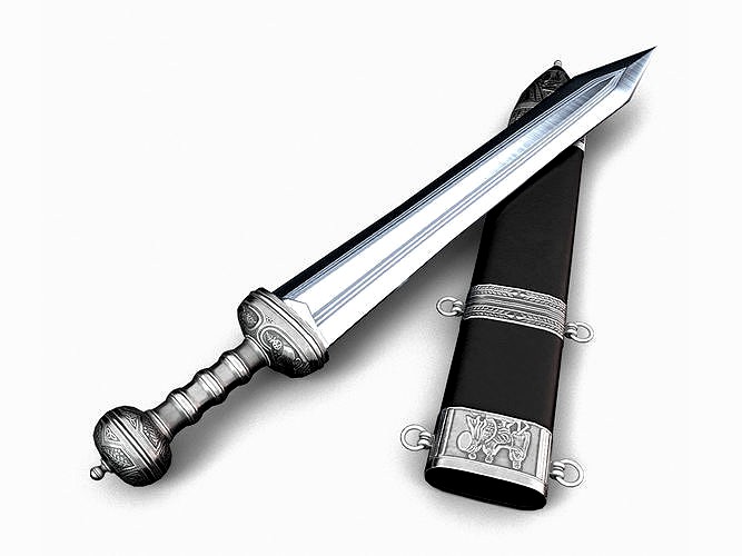 Ceremonial Roman Gladius 3d model