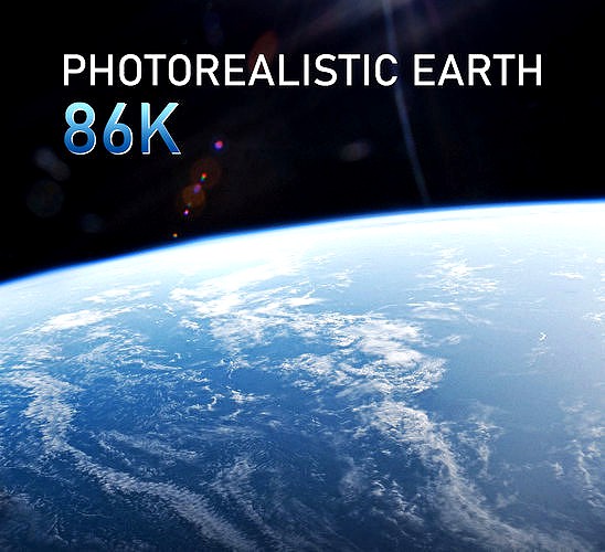 Earth 86k 3d model