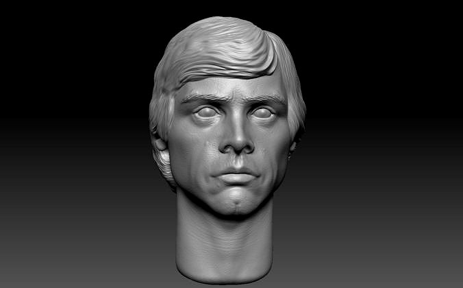 Luke Skywalker - Mark Hamill HeadSculpt 3D print model | 3D