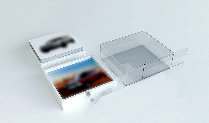Memo Box Design Acrylic 3d model