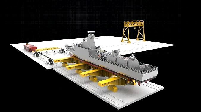 shipyard model 3d
