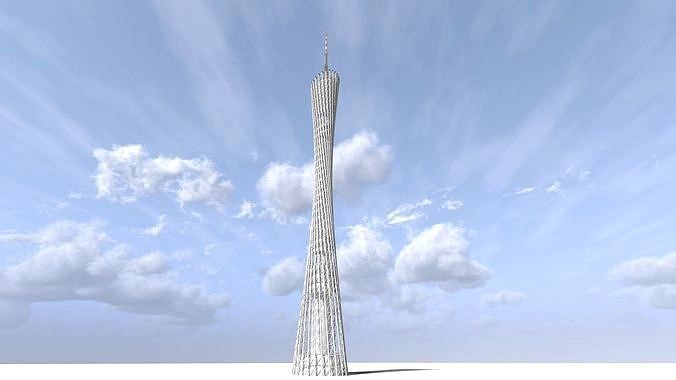 The Canton Tower 3d model