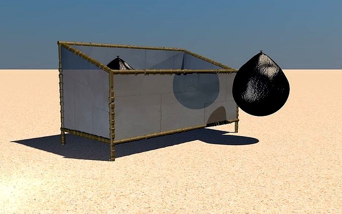 Spongebob 3D Garbage Container model