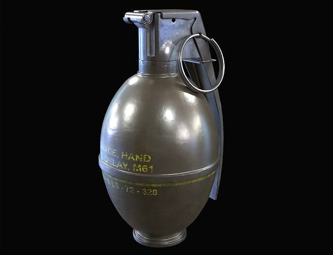 M61 Hand Grenade 3d model