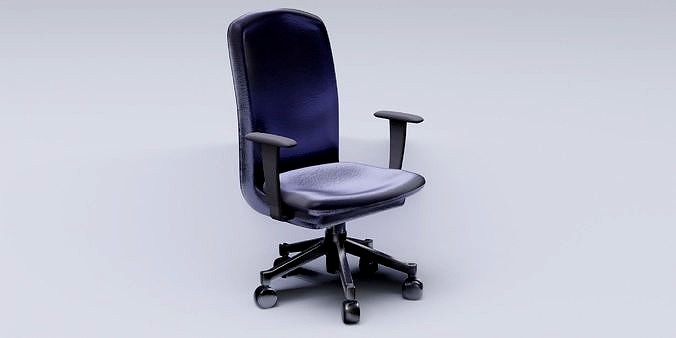 Chair office 02 model in Blender 3d