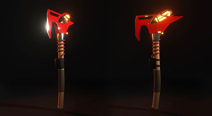 Fire axe 3d model