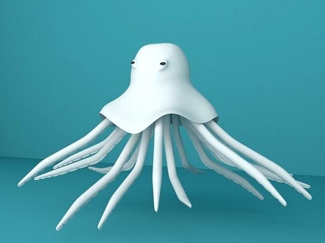 octopus 3d model