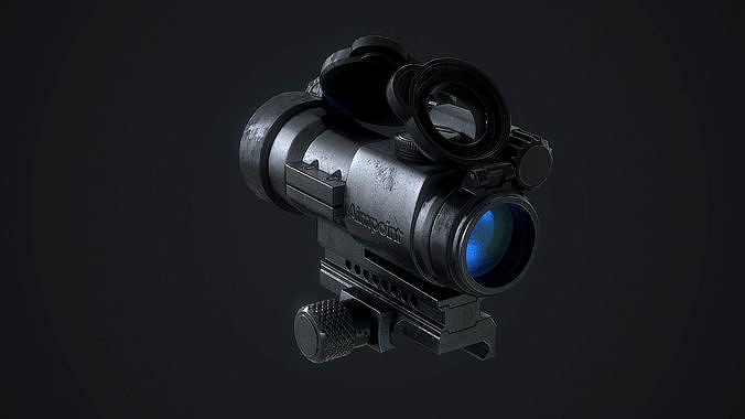 Sniper Scope Aimpoint PRO Weaver 3d model