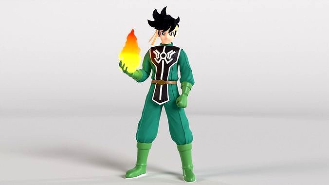 Popp Dragon Quest The Adventure of Dai 3D Model