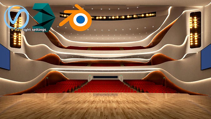 Opera Hall - Theater - Conference Hall - 07 - 3D Model