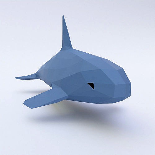 Whale fish 3d model