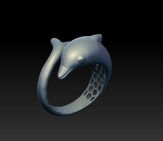 Dolphin Ring 3d model