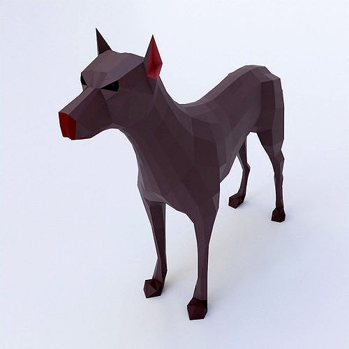 German Mastiff dog 3d model