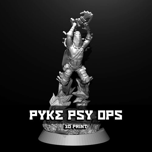 Pyke Psy ops 3d Model to print | 3D