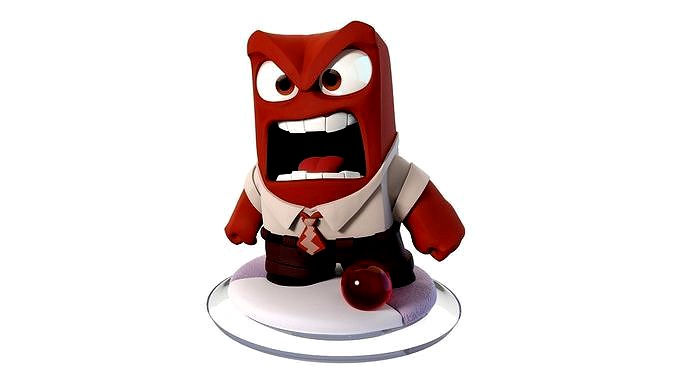 Anger - Inside Out Fanart | 3D model