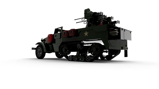 M16 Multiple Gun Motor Carriage | 3D model